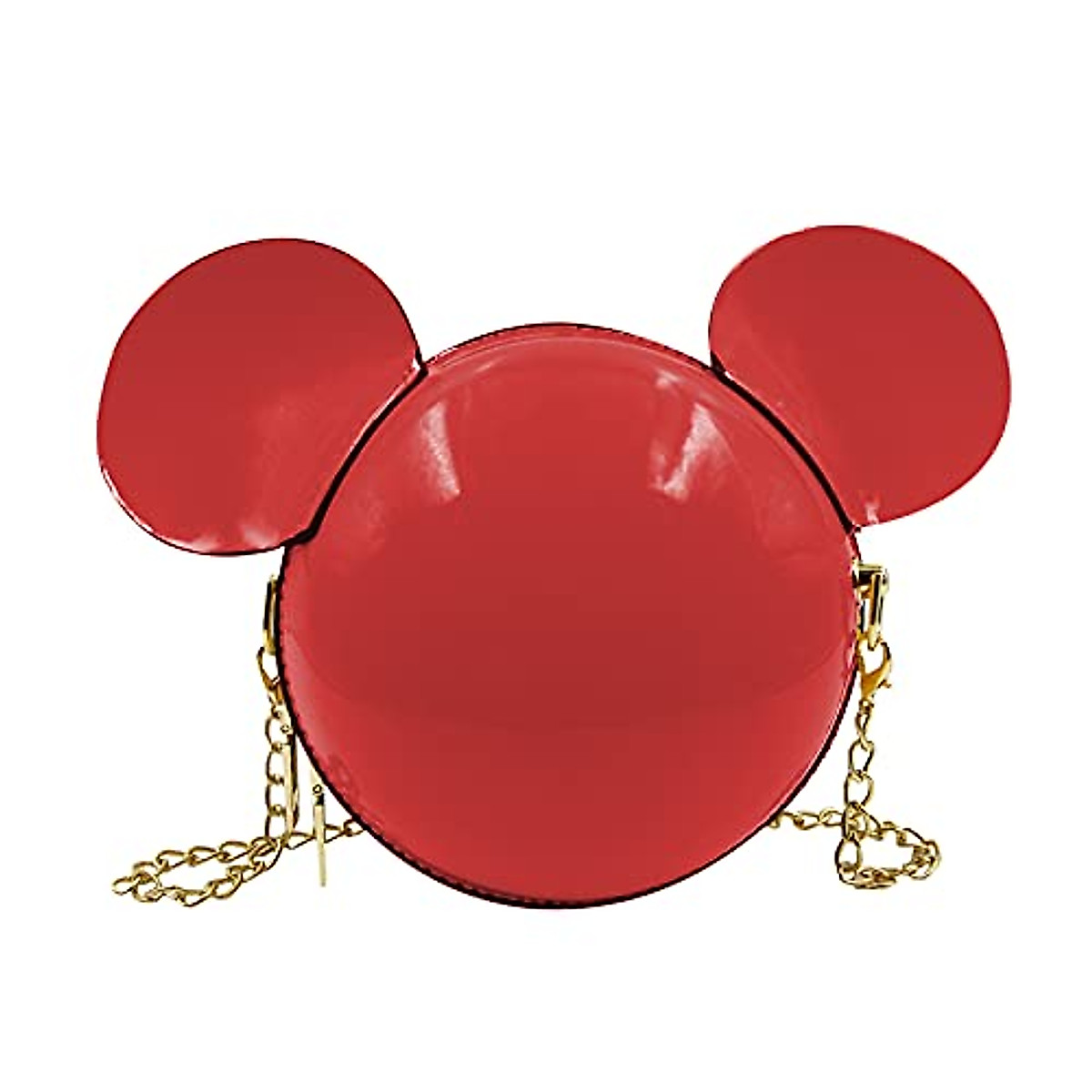 RARITYUS Kids Cartoon Mouse Crossbody Purse Cute Polka Dots Chain Shoulder Bag Satchel Handbag for Toddlers Boys Girls