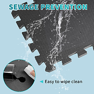 Foam Floor Tiles, 12" x 12" x 0.4", 20 sq. ft