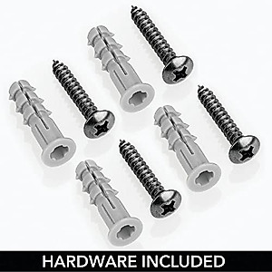 mDesign Metal Wall Mount 3 Level Bathroom Towel Rack Holder & Organizer - for Storage of Washcloths, Hand Towels - Use in Guest, Master, Kid's Bathrooms - 2 Pack - Graphite Gray