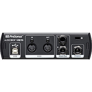 PreSonus AudioBox 96 Audio Interface Full Studio Bundle with Studio One Artist Software Pack with Mackie New! CR3-X BT Creative Multimedia Bluetooth Monitors and 1/4” Instrument Cables