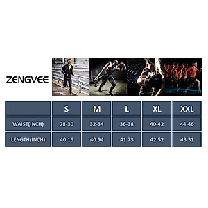 ZENGVEE Athletic Men's Open Bottom Light Weight Jersey Sweatpant with Zipper Pockets for Workout, Gym, Running, Training (Gray,M)