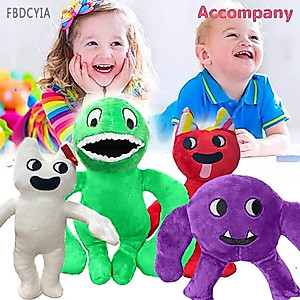 FBDCYIA Garten of Banban Plush Toy, 10'' Garten of Ban ban Plushies Toys for Fans and Friends Stuffed Animal Plush Doll, Birthday Party Gift for Best Friends and Kids，Souvenir (1pcs red)