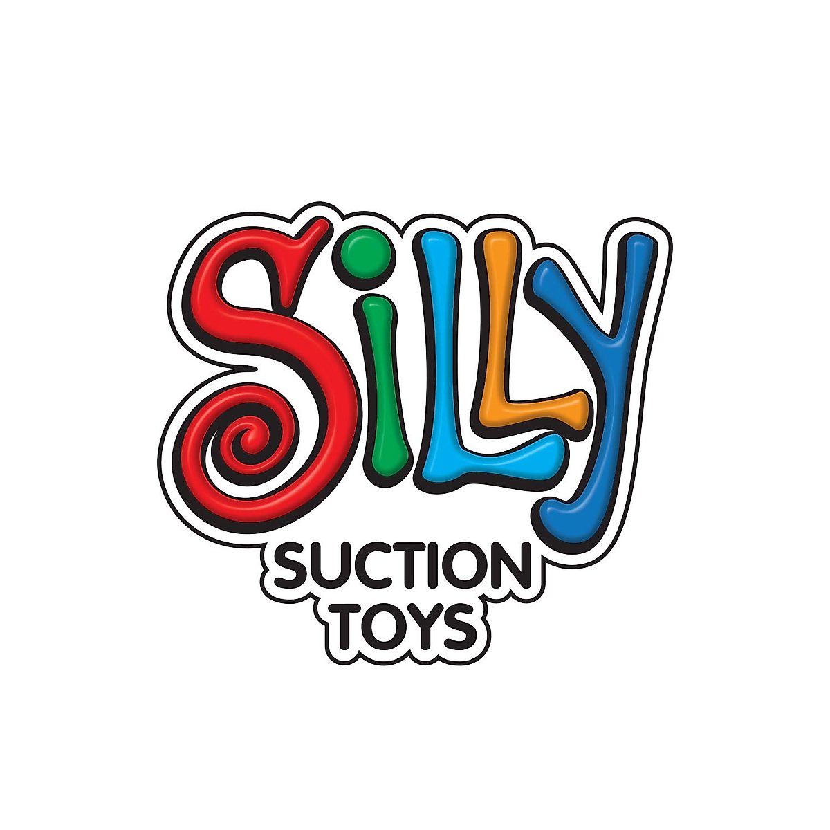 Nuby Silly Three Prong Interactive Suction Toy with Built-in Rattle, Red