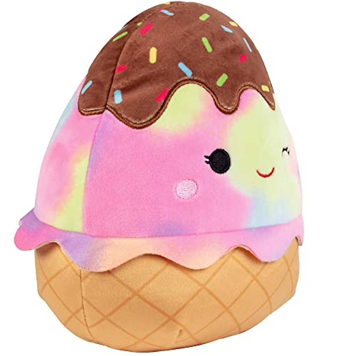 Squishmallows 8" Glady The Rainbow Ice Cream - Officially Licensed Kellytoy Plush - Collectible Soft & Squishy Stuffed Animal Toy - Add Glady to Your Squad - Gift for Kids, Girls & Boys - 8 Inch