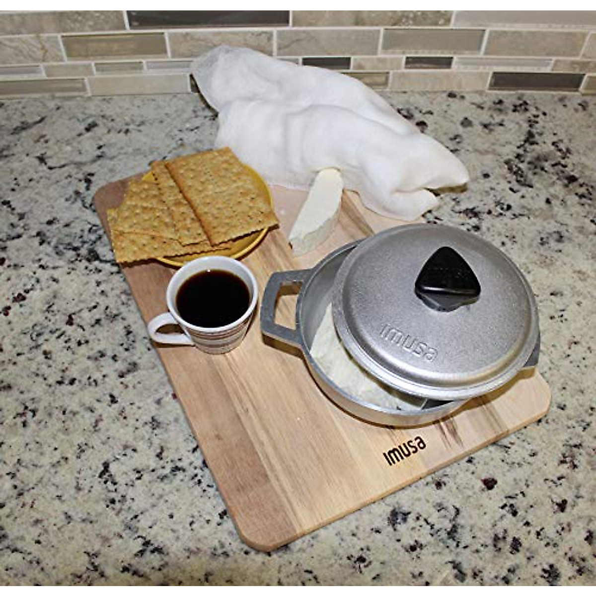 IMUSA USA Cheesecloth 74" X 18", Large, White