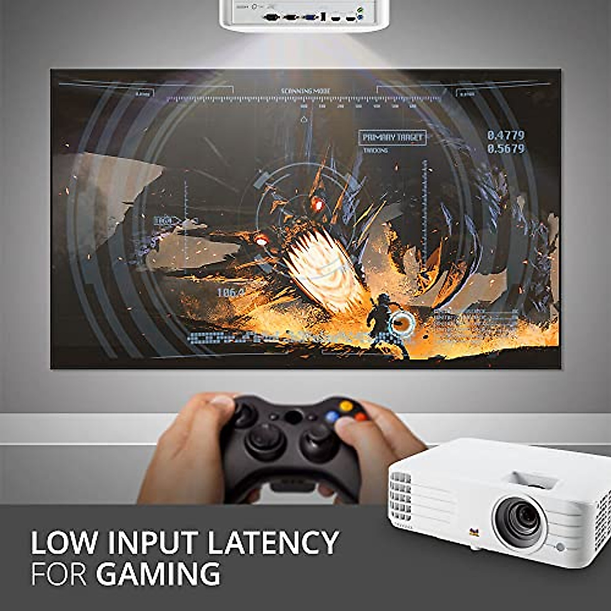 ViewSonic PX701HD 1080p Projector, 3500 Lumens, SuperColor, Vertical Lens Shift, Dual HDMI, Enjoy Sports and Netflix Streaming with Dongle