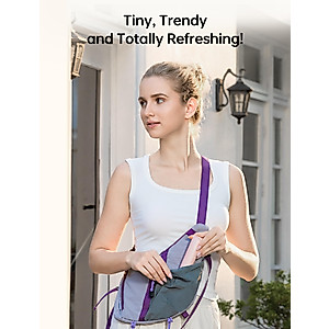 JISULIFE Handheld Mini Fan, 3 IN 1 Hand Fan, Portable USB Rechargeable Small Pocket Fan, Battery Operated Fan [14-21 Working Hours] with Power Bank, Flashlight Feature for Women,Travel,Outdoor-Pink, 1 Count (Pack of 1)