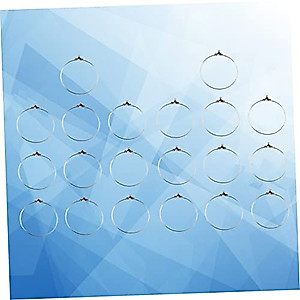 40 Pcs DIY Jewelry Making Supplies Ear Clips Accessories DIY Earring Hook Copper Earrings Accessories DIY Ear Jewelry