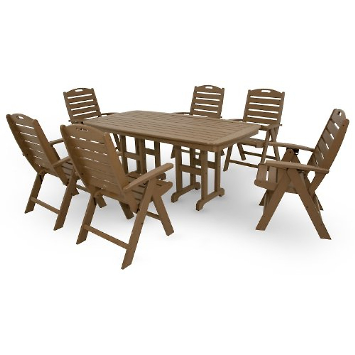 Trex Outdoor Furniture Yacht Club Folding Highback Chair, Tree House