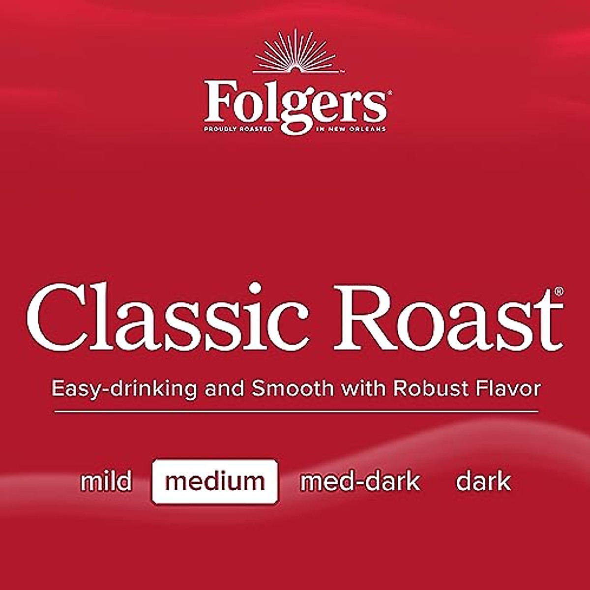 Folgers Classic Roast Instant Coffee Crystals, 7 Single Serve Packets