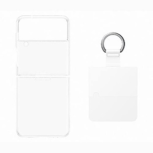 SAMSUNG Galaxy Z Flip4 Official Clear Cover with Ring Transparent