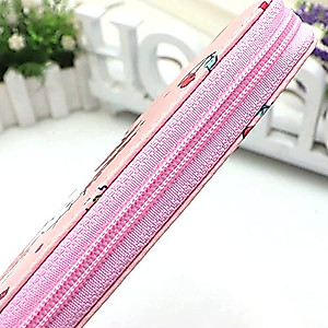 Kerr's Choice Pink Kitty Purse Kitty Cat Wallet Cute Faux Leather Wallet for Girls Women