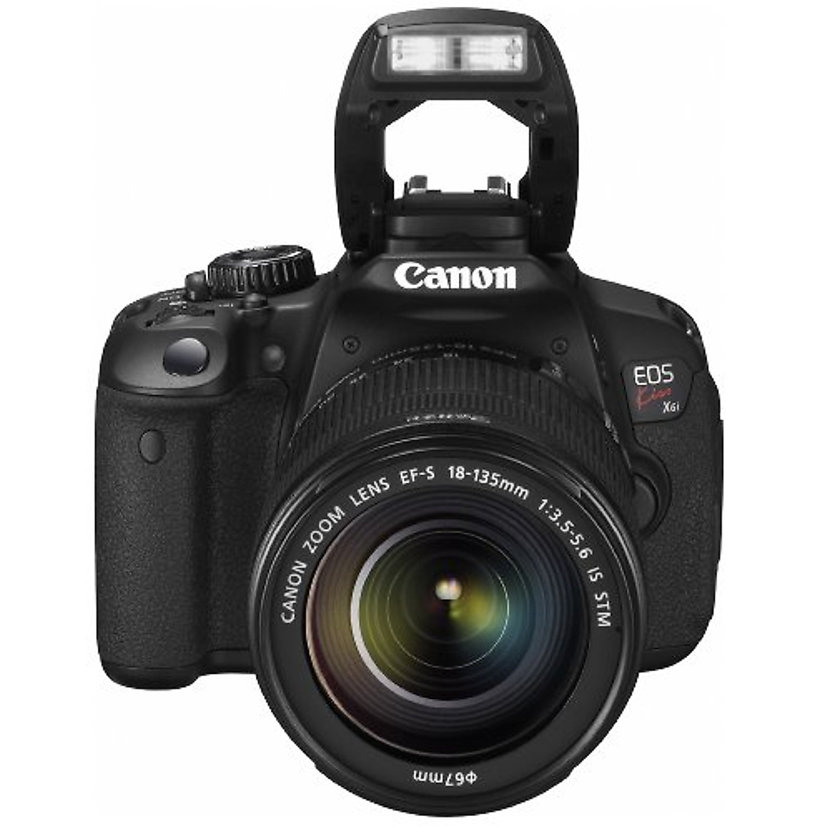 Canon DSLR Camera EOS Kiss X6i with EF-S 18-135mm IS STM Lens Kit - International Version (No Warranty)