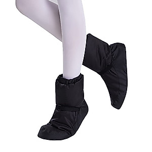 BTSEURY Ballet Warm Up Booties Ballet Winter Boot Warm Dance Shoes Comfortable Lightweight Dance Shoes for Teen Girl Woman
