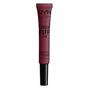 NYX PROFESSIONAL MAKEUP Powder Puff Lippie Lip Cream, Liquid Lipstick - Moody (Cool Toned Plum)