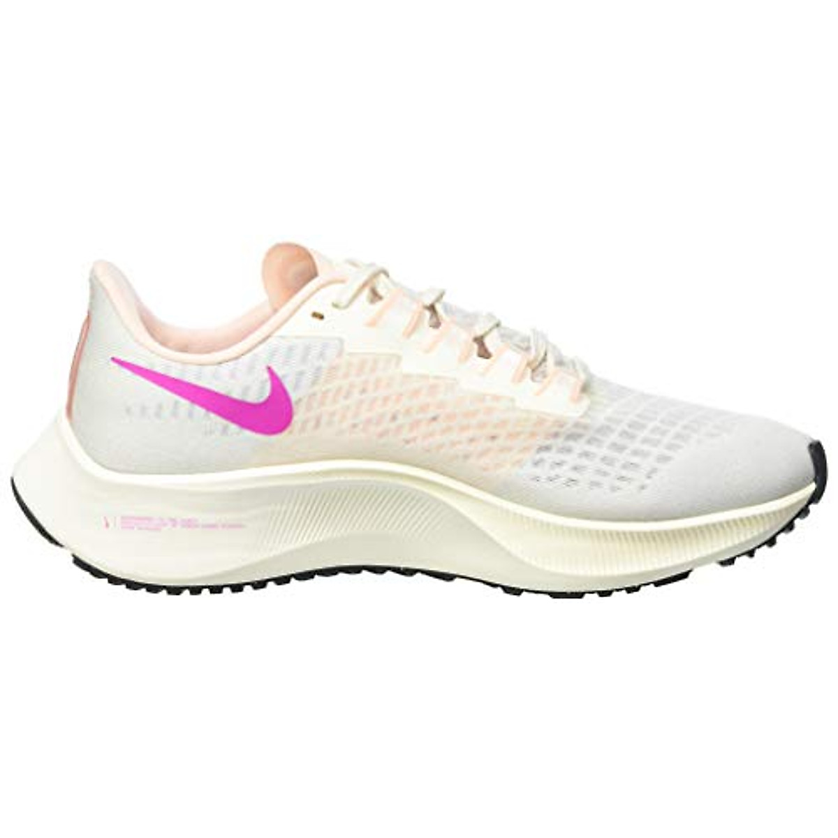Nike Women's Air Zoom Pegasus 37 Running Shoes Pale Ivory/Barely Volt/Sail/Ghost 9 M US