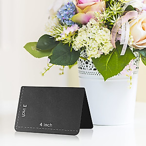 15 Pack Mini Chalkboard Signs for Food Display - Reusable Small Plastic Chalkboard Signs for Food - Mini Chalkboard Catering Signs for Party Wedding Bakery - Buffet Signs for Food