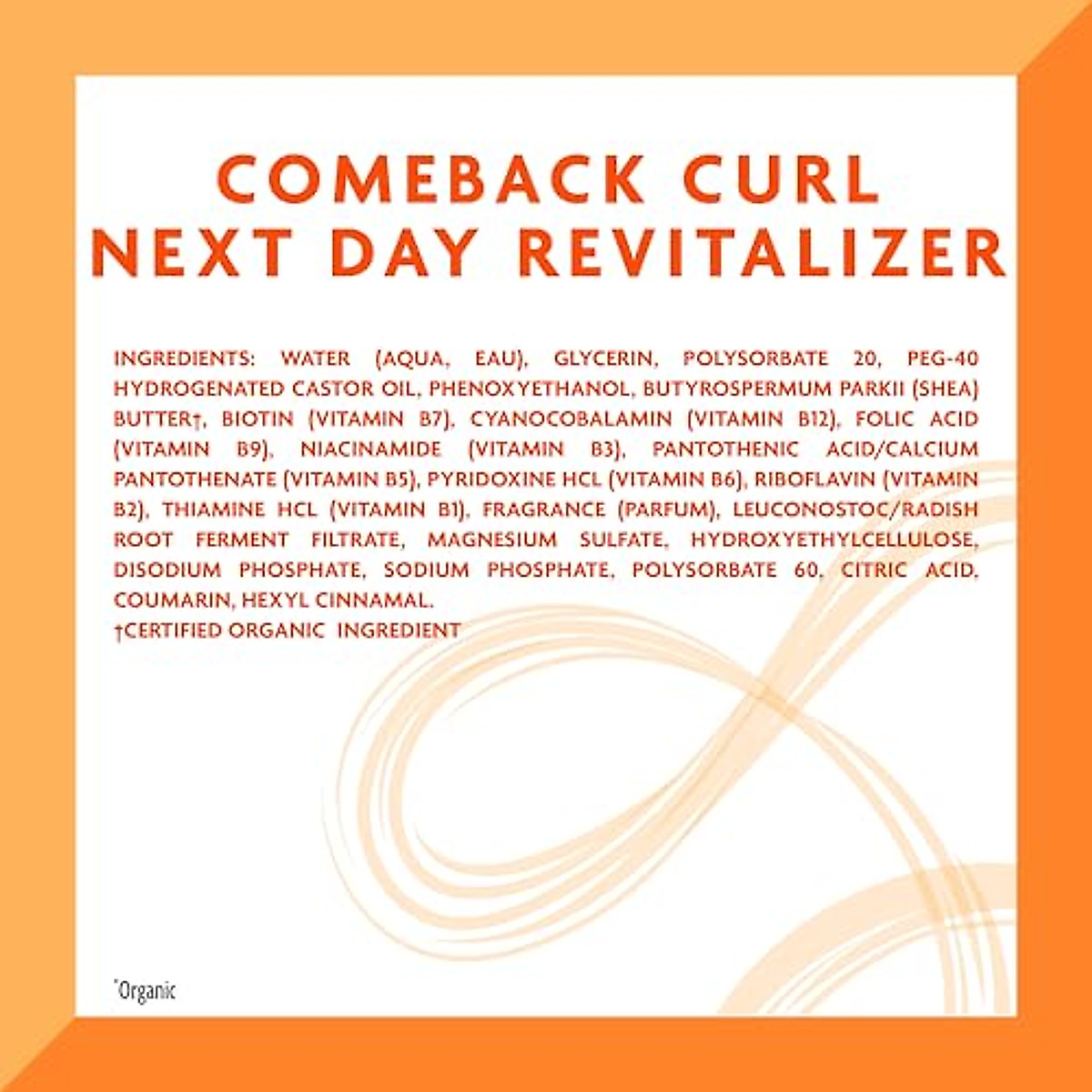 Cantu Comeback Curl Next Day Curl Revitalizer Mist with Shea Butter for Natural Hair, 12 fl oz (Packaging May Vary)