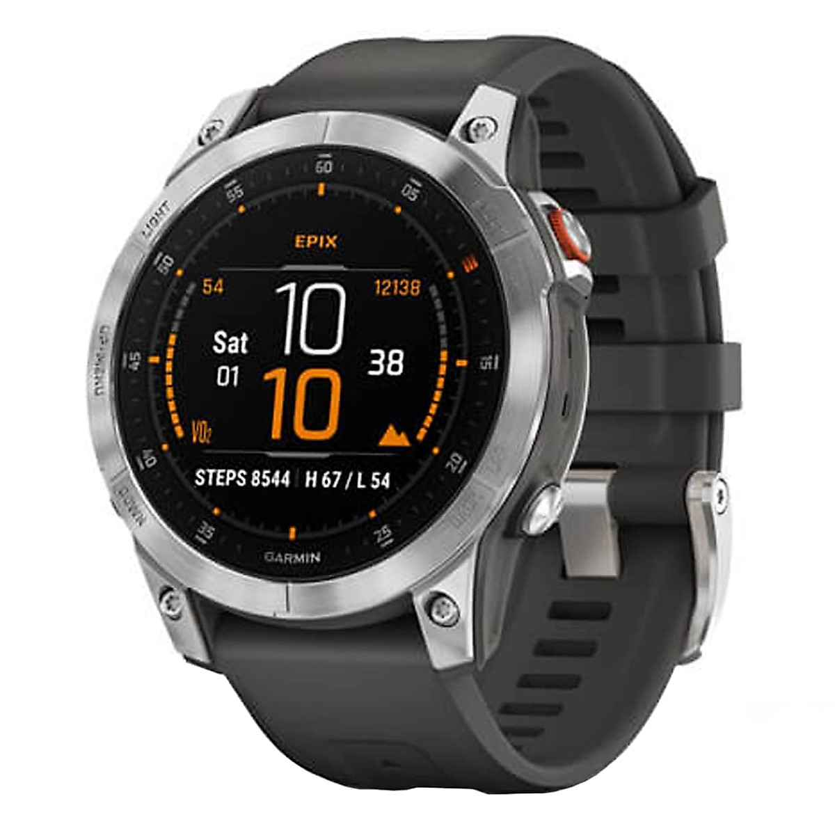 Garmin 010-02582-00 epix Gen 2 Premium Active Smartwatch Slate Steel Bundle with 2 YR CPS Enhanced Protection Pack