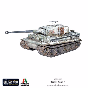 Bolt Action Tiger I AUSF E Heavy Tank 1:56 WWII Military Wargaming Plastic Model Kit