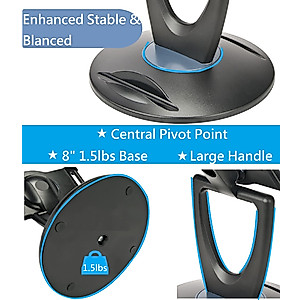 MAX SMART Large Tablet POS Stand, Rotating Commercial Tablet Stand, Swivel Base for Retail Kiosk Register Office Showcase Cashier and Business