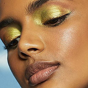e.l.f., Liquid Glitter Eyeshadow, Long Lasting, Quick-Drying, Opaque, Gel-Based Formula, Creates High-Impact, Multi-Dimensional Eye Looks, 24K Gold, 0.10 Fl Oz