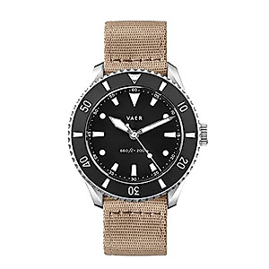 Vaer DS4 Meridian Solar Dive Watch 38mm