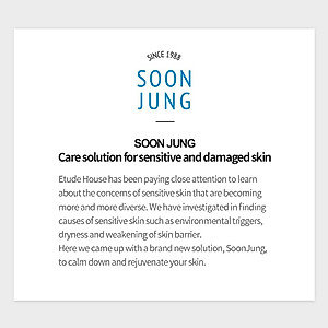 ETUDE Soonjung Hydro Barrier Cream BIG SIZE 130ml | Moisturizing and soothing cream | Korean Skin Care | Care Solution for sensitive skin | K-Beauty, Skin Care, Perfect for Gift
