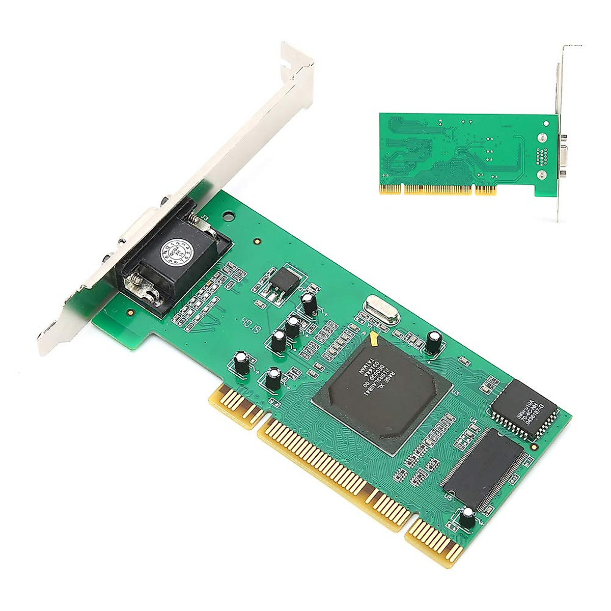 Graphics Card,VGA PCI 8MB 32Bit,Desktop,Computer Accessories,Multi Display,for Rage XL,SDRAM,Metal + Printed Circuit Board,Graphics Video Card,pc Graphics Card