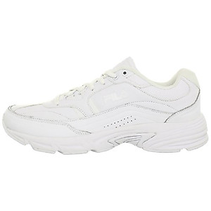 Fila Men's Memory Workshift-m Shoes, White/White/White, 10.5 M US