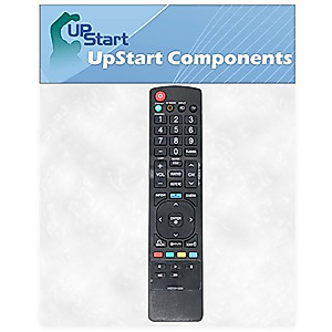 Replacement HDTV Remote Control for 55LB5900, 42LB5600, 32LF500B, 47LB5900, 26LV2500, 42LK450, 55LK520, 32LK450, 47LK520, 32LK330, 32LB5600, 42LK520 - Compatible with LG TV AKB72915239 Remote Control