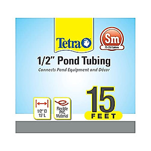 TetraPond Pond Tubing, 1/2-Inch by 15-Feet