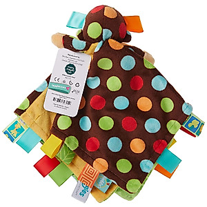Mary Meyer Taggies Dazzle Dots Character Blanket, Monkey