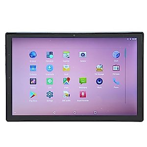 AMONIDA 10 Inch Tablet, HD Tablet Blue 6GB 256GB 8-Core CPU for on The Go (US Plug)
