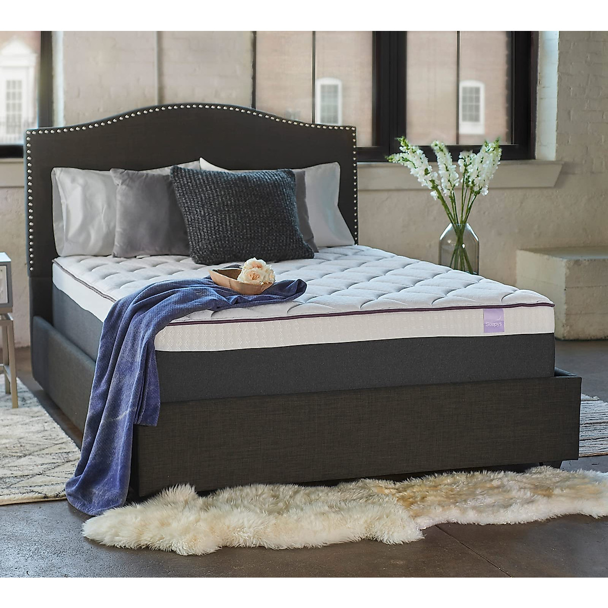 Sleepy's by Mattress Firm | 14 Inch Quilted Gel Memory Foam Mattress | Plush Comfort | Queen