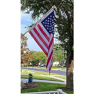 American Flag,3x5 ft 210D American Flag Outdoor The Strongest, Longest Lasting, 3x5 ft 210D. Embroidered Stars Sewn Stripes Brass Grommets Foot…