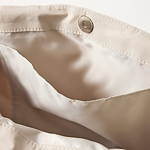 VAKAER Tote Bag for Women, 18L Side Cinch Shopper Handbag, Large Hobo Handbag, Lightweight Shoulder Bags for Work, Gym, Workout, Travel (Beige)