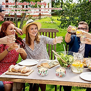 6 Pack Scented Candles Set for Thanksgiving Christmas Gift, Soy Wax Stress Relief Aromatherapy Candles, Relaxation Gift Baskets for Women, Great Gift Ideal for House-Warming and Birthday