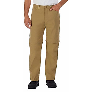 Eddie Bauer Mens Lightweight Convertible Pant (38Wx34L, Saddle)