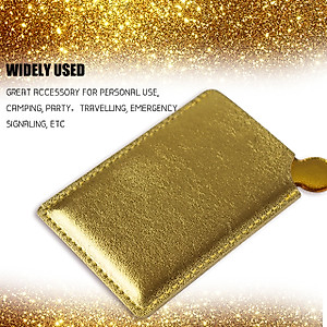 IBEET Unbreakable Stainless Steel Makeup Mirrors,Vanity Mirror Small for Purse Handbag Travel, Rectangular Handheld Compact Pocket Mirror Tiny Wallet Mirror Plate for Makeup