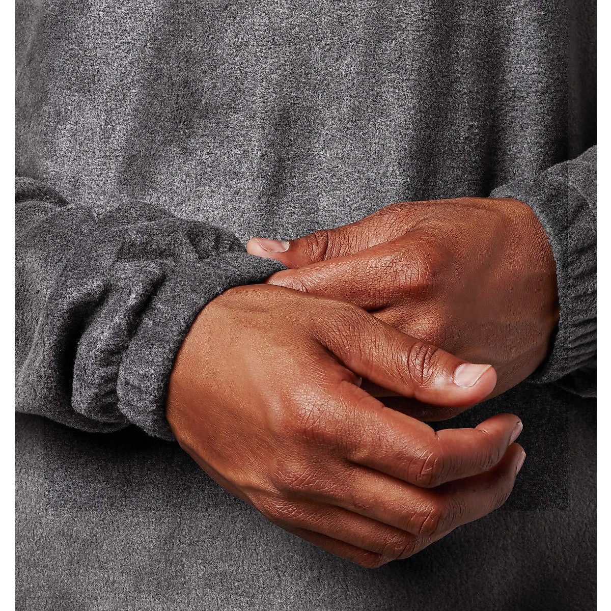 Columbia Men's Steens Mountain Half Zip Fleece, Charcoal Heather, Large