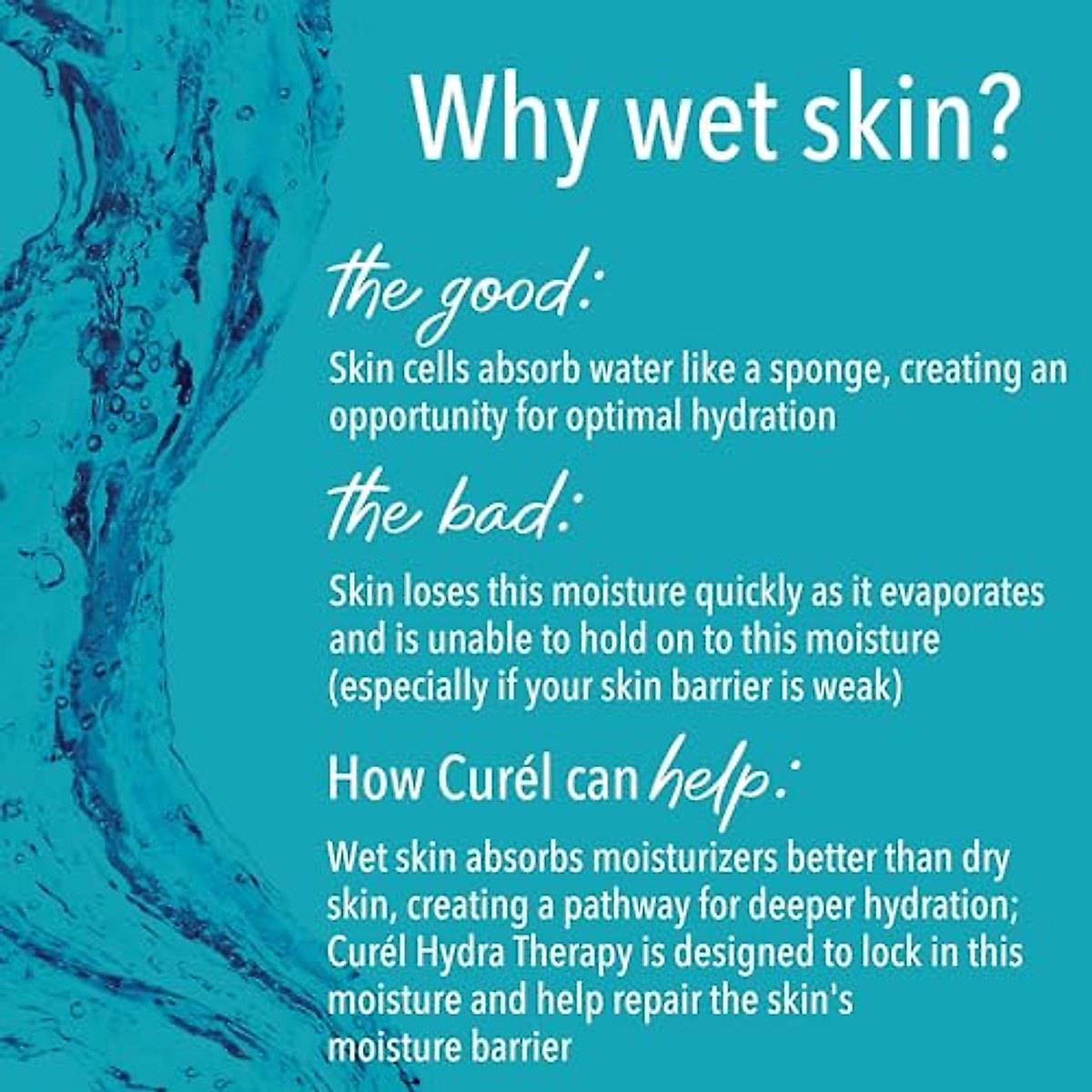 Curel Hydra Therapy In Shower Lotion, Itch Defense Body Moisturizer with Advanced Ceramide Complex, Vitamin E, & Oatmeal Extract, 12 Oz, Pack of 2