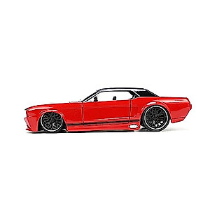 Jada Toys Big Time Muscle 1:24 1965 Ford Mustang Die-Cast Car (Red/Black)