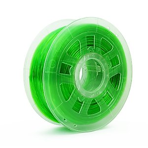 Gizmo Dorks 1.75mm PLA Filament 1kg / 2.2lb for 3D Printers, Translucent Green