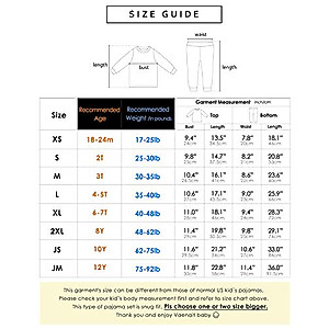 VAENAIT BABY Kids Girls Sleepwear Pajama 2pcs Set Pink Bunny 3T/M