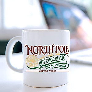 Toasted Tales North Pole Hot Chocolate Christmas Coffee Mug Collection | 11 oz. Coffee Mug Christmas Cup | Funny Unique Gift Mugs | Sarcastic Holiday Gifts | Stocking Stuffer Gifts