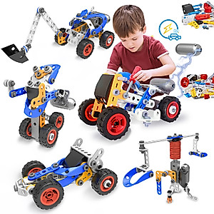 HISTOYE Building Toys for Kids Age 4-8 Erector Sets for Boys Age 6-8-12 Stem Toys for 5+ Year Old Boys Robot Building Kit for Kids DIY Building Blocks Construction Toys Gifts for 4 5 6 7 8+ Years Old