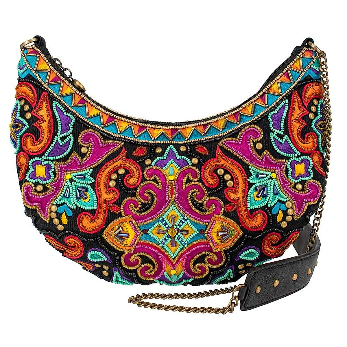 Mary Frances Womens Mary Frances Majorca Crossbody handbag, Multi, One Size US