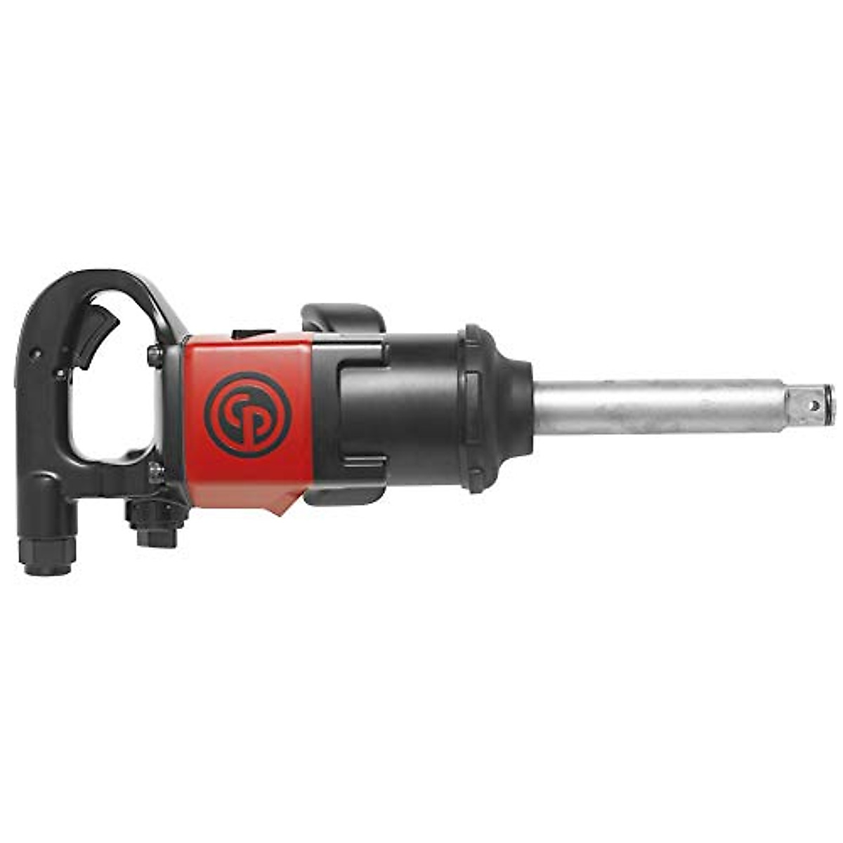 Chicago Pneumatic CP7783-6 Air Impact Wrench (1 Inch), 6 Inch Ext. Anvil, Air Gun Industrial Repair & Assembly Tool, D-Handle, Pinless Rocking Dog, Max Torque Output 1770 ft. lbf/2400 Nm, 2400 RPM