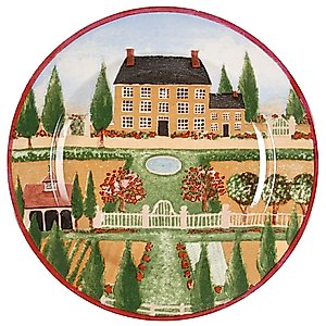 Block Country Village Salad Plate Spring